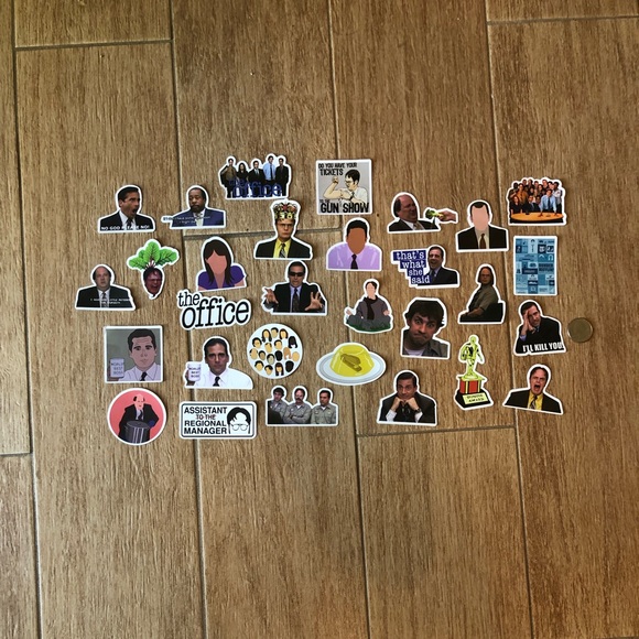 Other | Tons Of The Office Stickers Read For Info | Poshmark